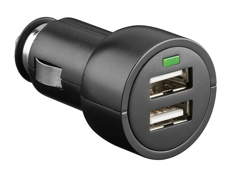 USB oplader til cigar-stik, 3100mA - Matronics