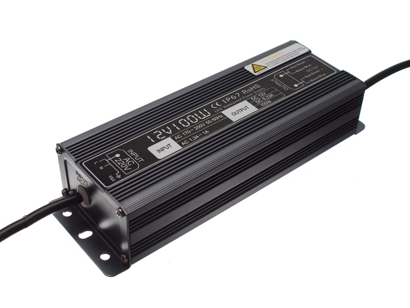 230V til 12V DC transformator, IP67 - Matronics