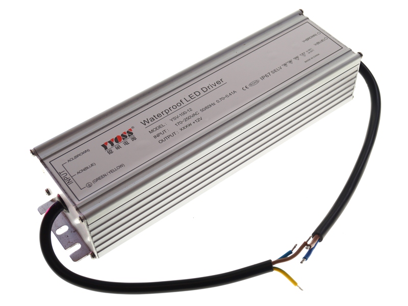 230V til 12V DC transformator, IP67 - Matronics