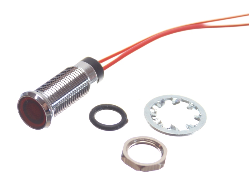 LED Indikator - 10mm, IP67 - Matronics