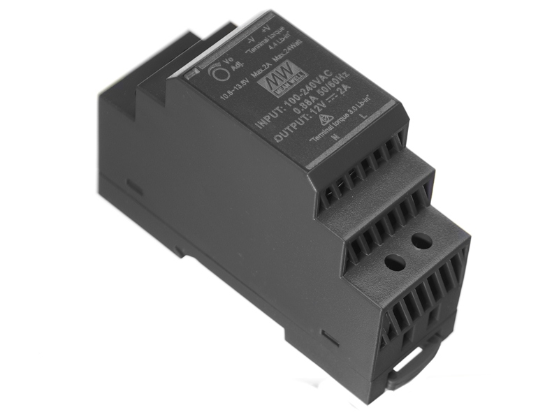 Meanwell transformer til DIN skinne - Matronics