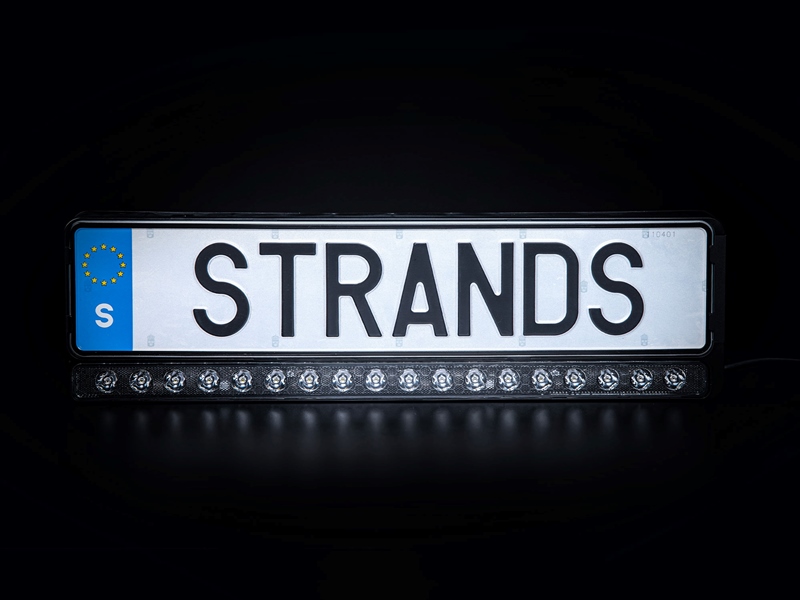 Strands Nuuk E-line nummerplade LED bar - 82W - Matronics